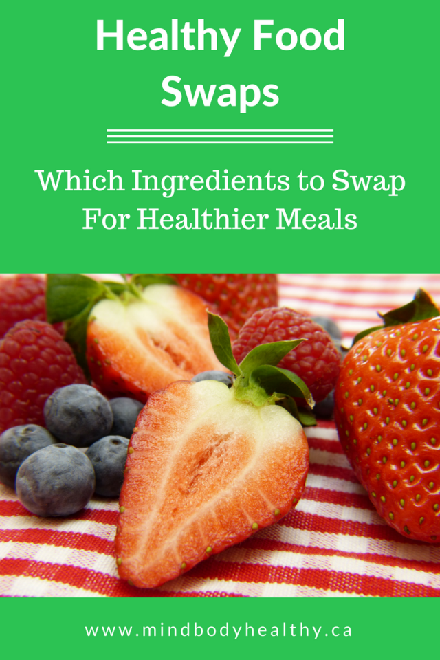 Healthy Food Swaps: Switch It Up for Healthier Dishes! - Mind Body ...
